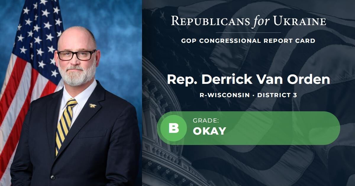 Derrick Van Orden - GOP Legislator Profile - Republicans For Ukraine