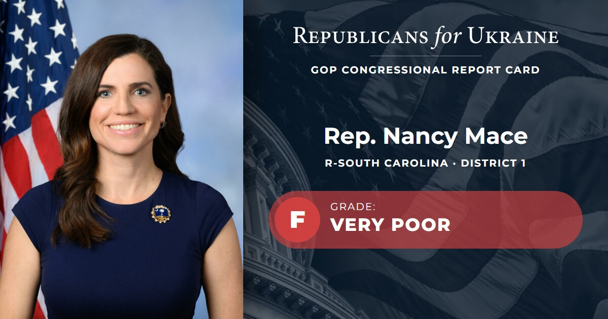 Nancy Mace - GOP Legislator Profile - Republicans For Ukraine