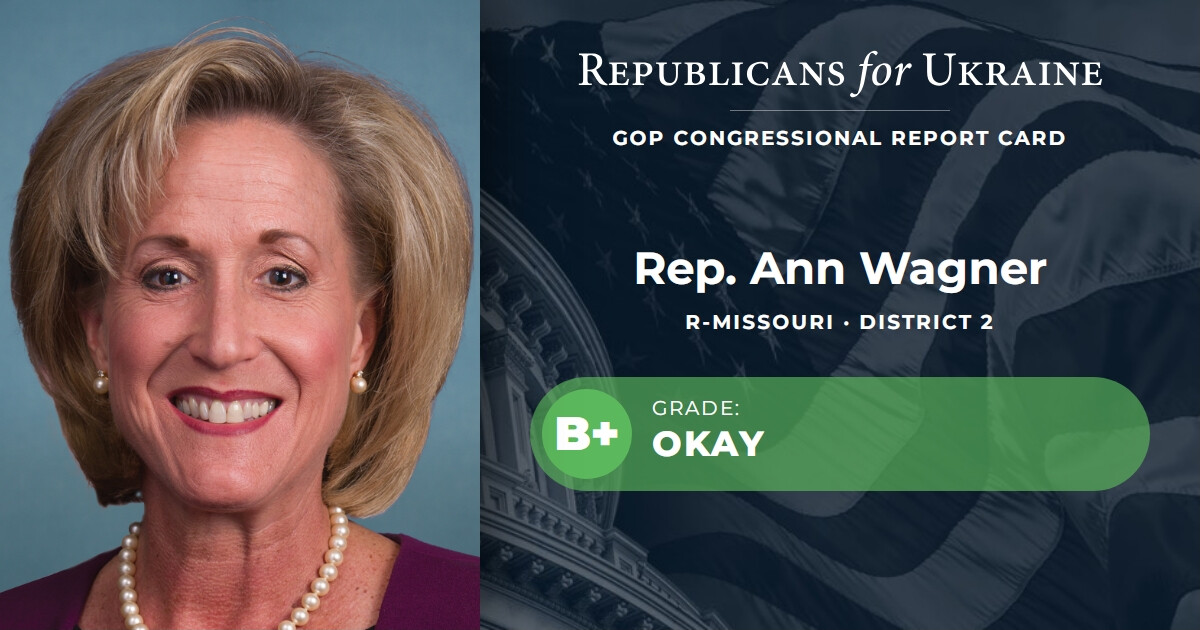 Ann Wagner - GOP Legislator Profile - Republicans For Ukraine