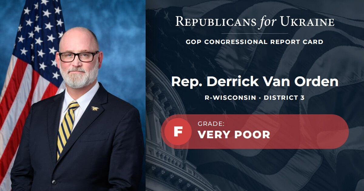 Derrick Van Orden - GOP Legislator Profile - Republicans For Ukraine