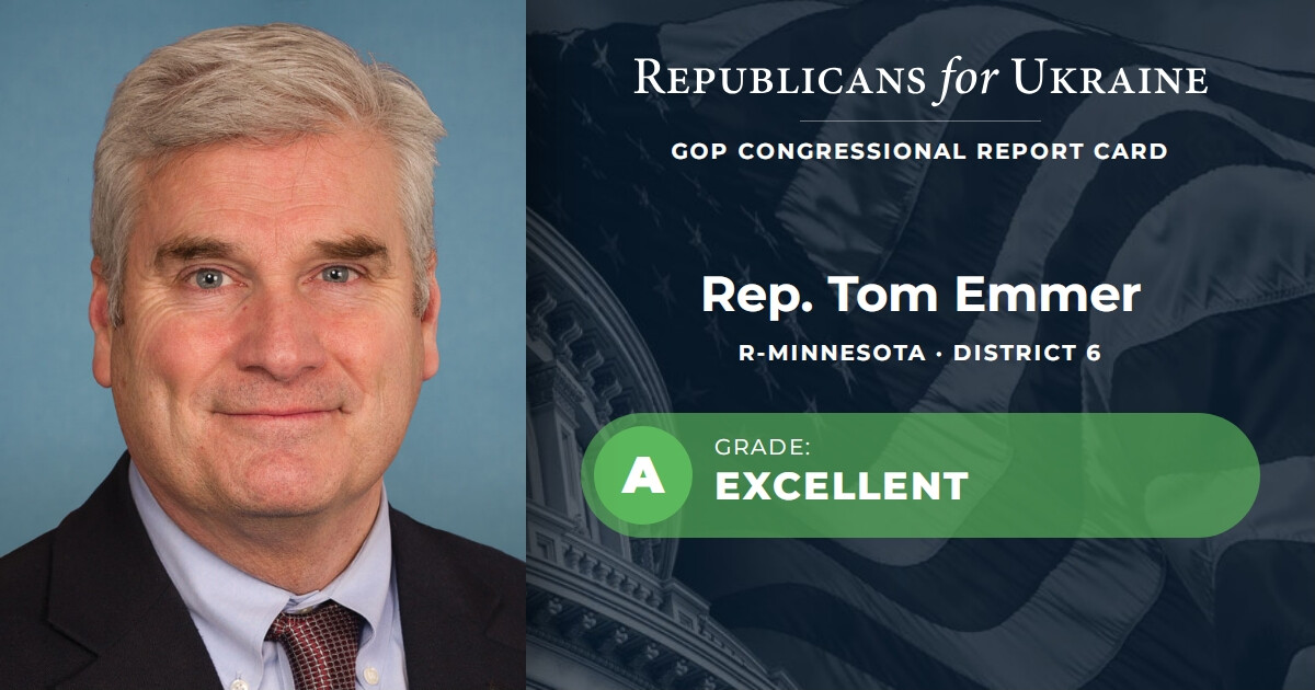Tom Emmer - GOP Legislator Profile - Republicans For Ukraine