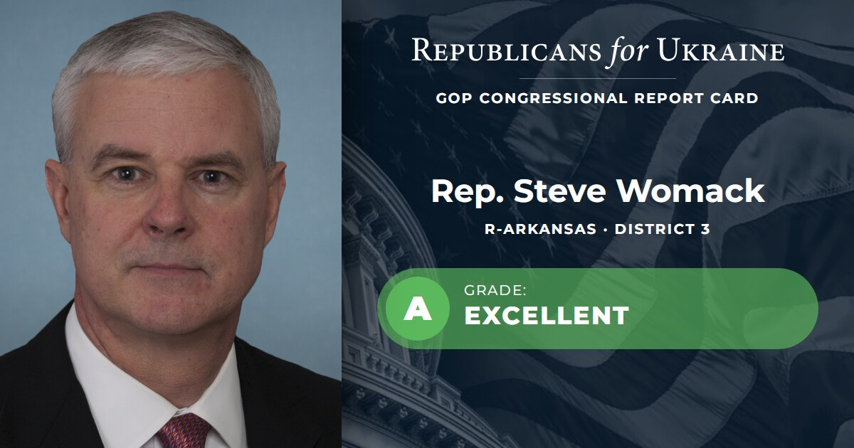 Steve Womack - GOP Legislator Profile - Republicans For Ukraine
